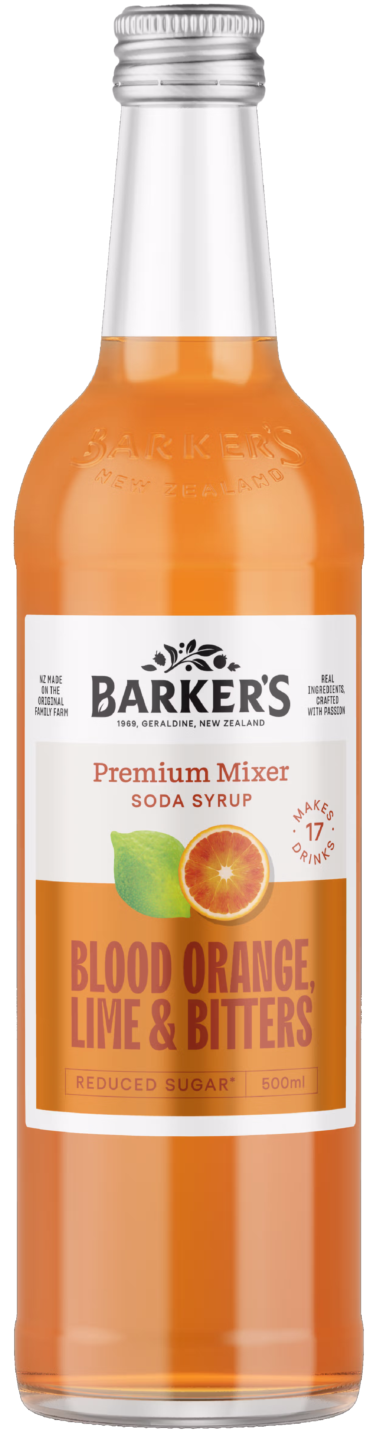 Blood Orange, Lime & Bitters Premium Mixer – Barkers Australia